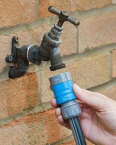 Flopro Dual Fit Outside Tap Connector Hose Pipe Accessories